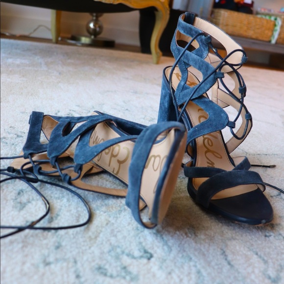 Sam Edelman | Shoes | Sam Edelman Navy Heels Size 1 | Poshmark